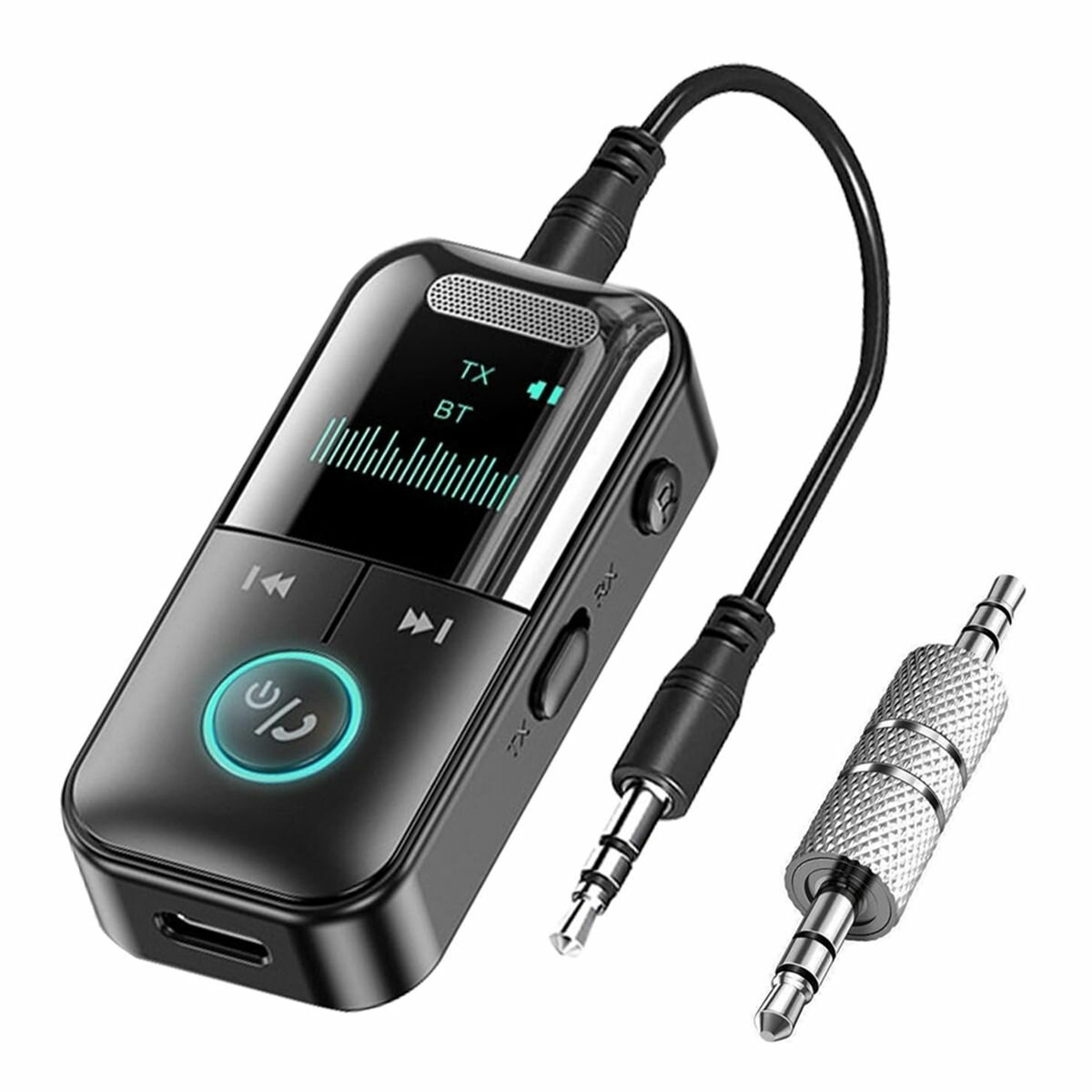 Bluetooth 5.4 Передатчик Приемник Беспроводной Aux Адаптер