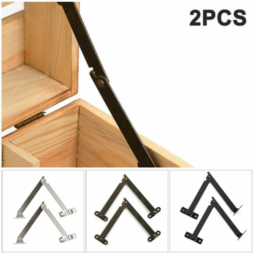 Декоративные металлические петли для шкатулок и сундуков, 2 шт, для крышки — антикварная серебристая/зеленая/черная бронза