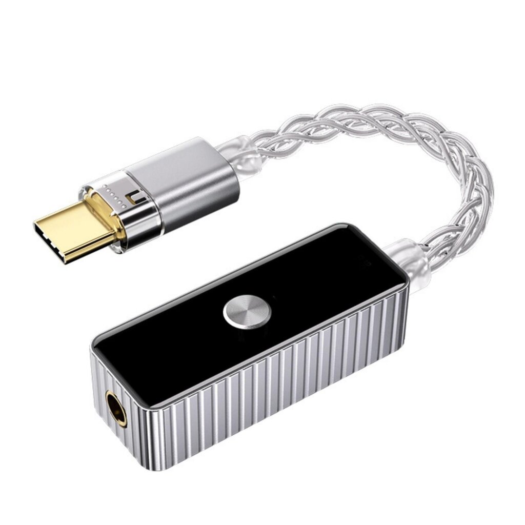 Усилитель для наушников Type C с высоким разрешением и 3.5 мм без потери звука для телефонов
