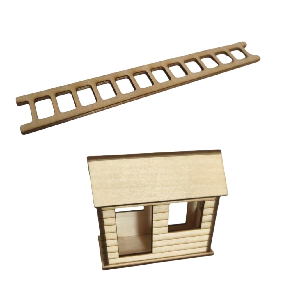 Мини-домик на дереве деревянные поделки аксессуары для украшения вазы