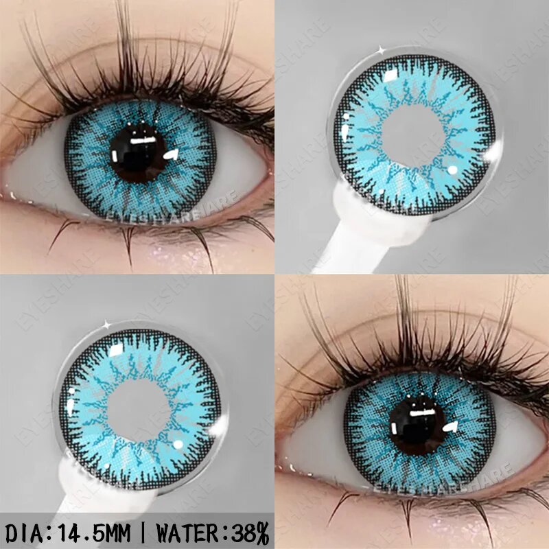 EYESHARE Цветные контактные линзы AYY-BLUE 2 шт.