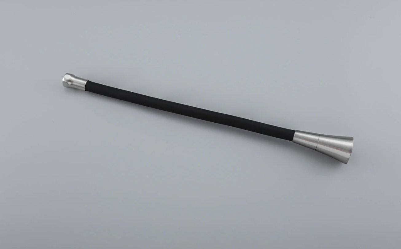 Гибкий силиконовый излив с 2-х позиционным аэратором FRAP W14 черный/хром, резьба 3/4