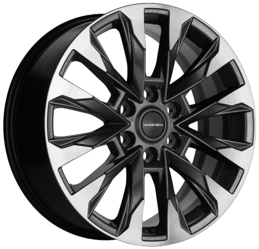 Диск колесный Khomen Wheels KHW2010 (LC 300) 8,0x20 6x139,7 Dia95.1 ET60 цвет Gray-FP