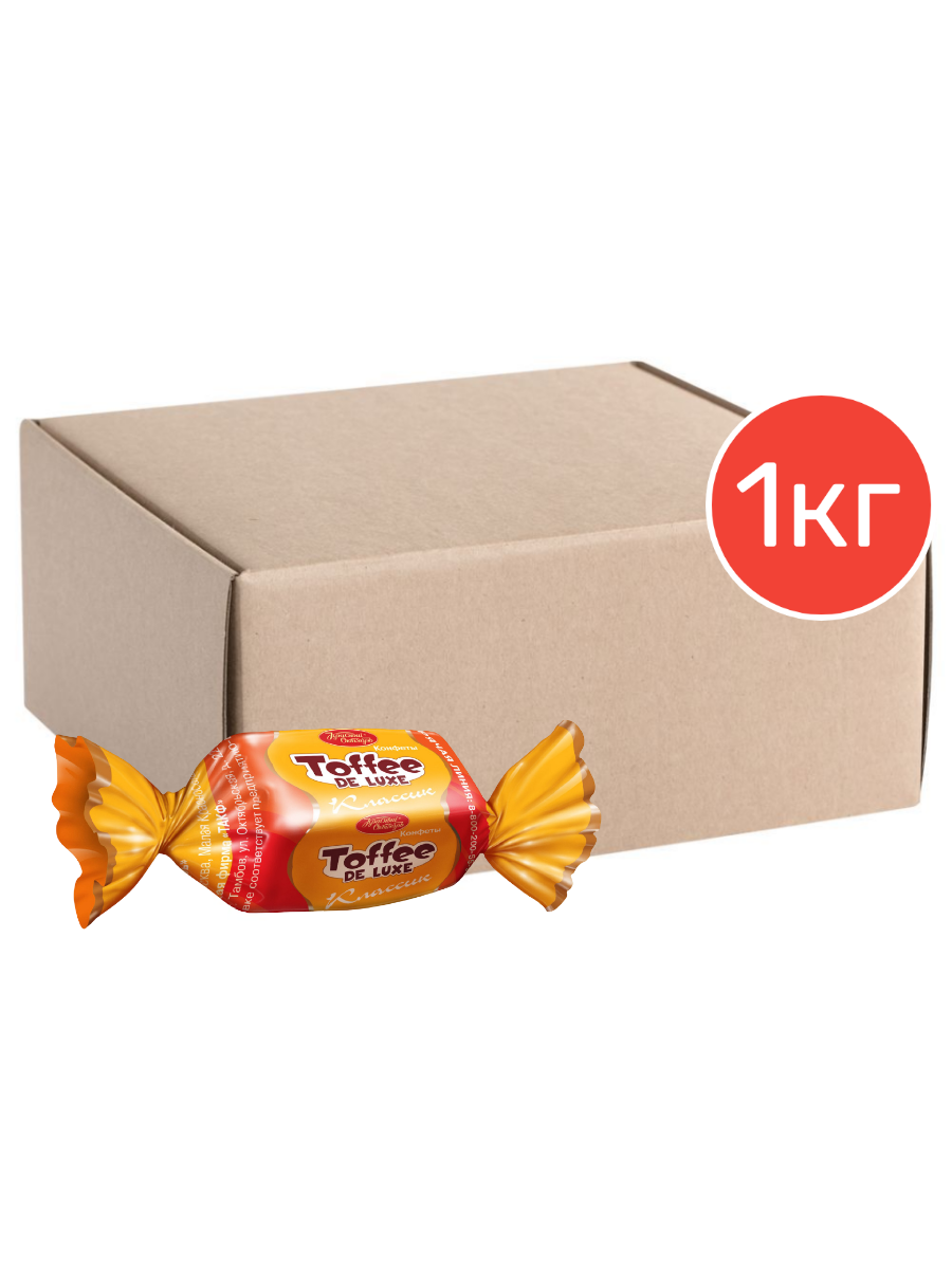 Конфеты Toffee De Luxe классик Красный Октябрь 1 кг