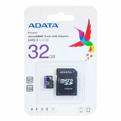 Карта памяти 32 ГБ Class 10 microSDHC A-Data