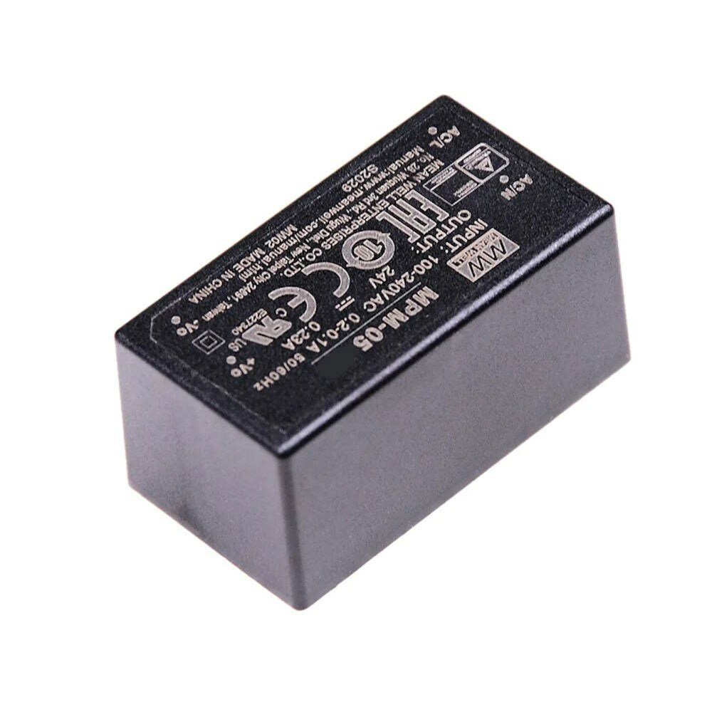 Источник питания AC-DC 5 Вт Mean Well MPM-05-12, выходное напряжение 12В/0.42А
