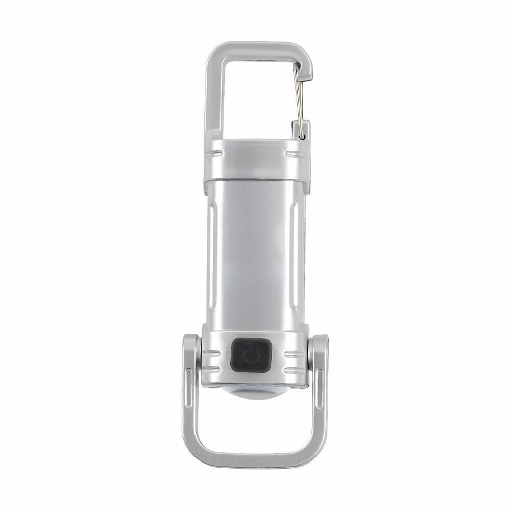Фонарик брелок аккумуляторный с карабином