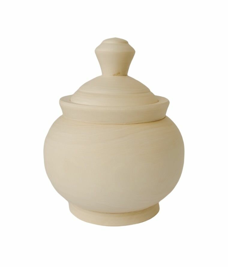 Заготовка для росписи Нескучные игры "Кухня", Горшочек с крышкой, высота 15 см