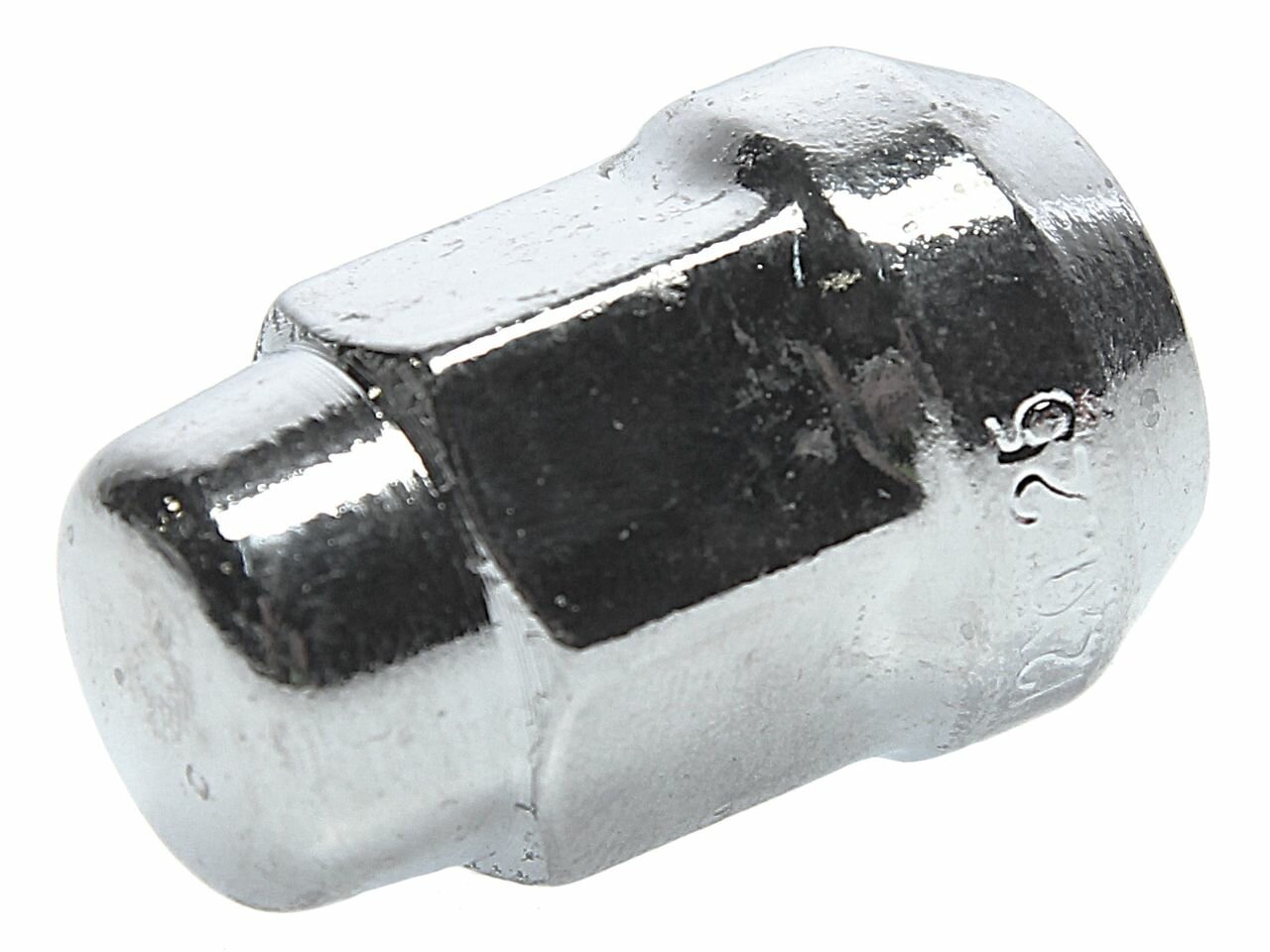 Гайка колеса М12х1.25х35 конус закрытая ключ 19мм хром MEGAPOWER