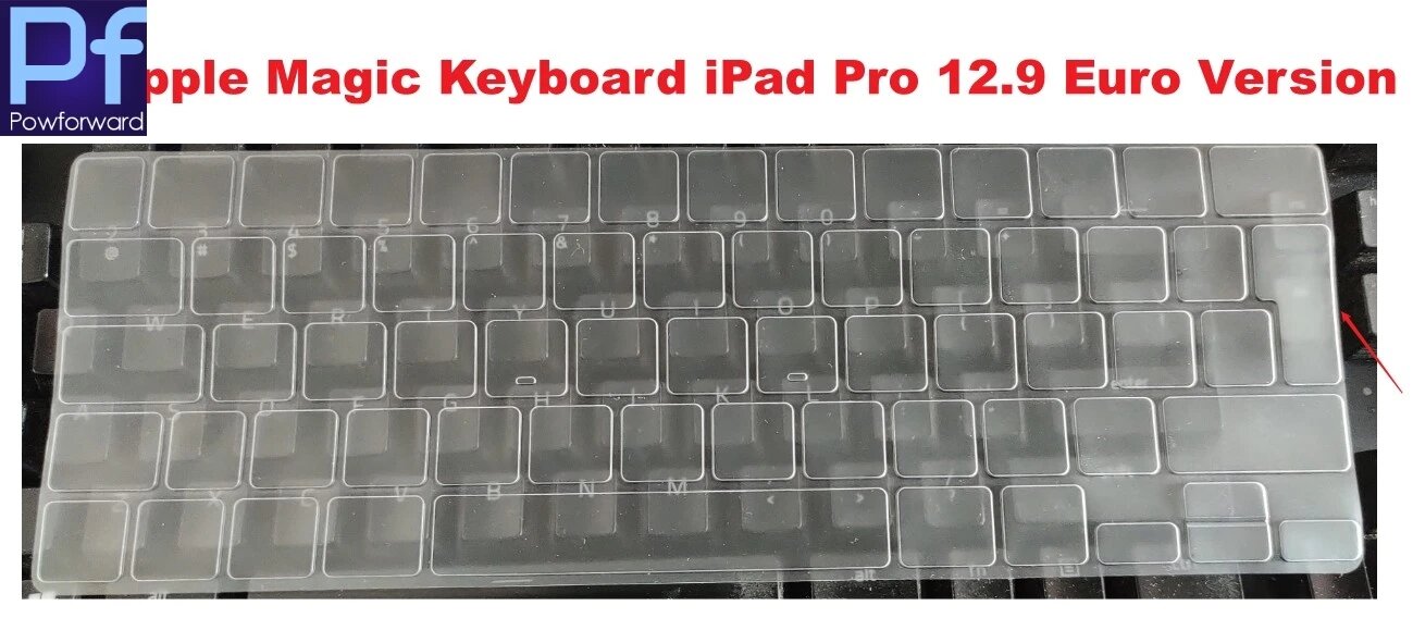 Чехол для клавиатуры Apple Magic Keyboard iPad Pro из силикона Magic ipad 12.9 EURO