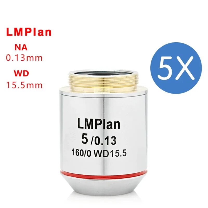 LMPlan 5X Объектив, NA 0.13mm, WD 15.5mm