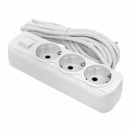 Удлинитель "Эксперт" 3 гнезда 3 метра 16А/3,5кВт с выключателем и заземлением ПВС 3x1 EKF PROxima