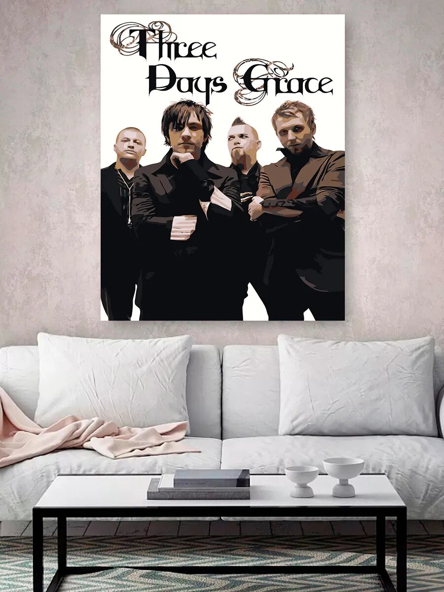 Картины по номерам Three Days Grace