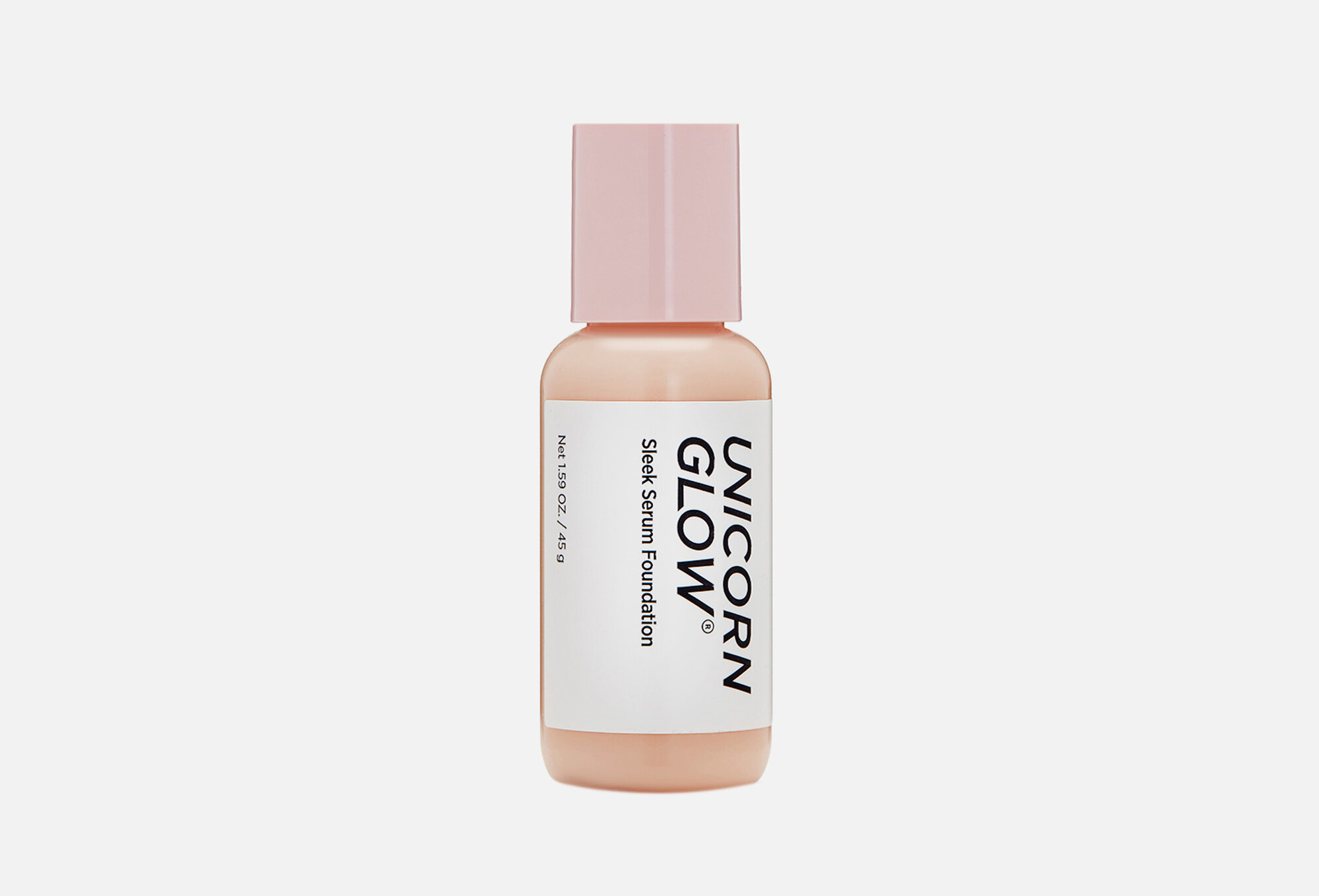 Сияющая тональная основа для лица UNICORN GLOW. Sleek Serum Foundation 45 мл 135W