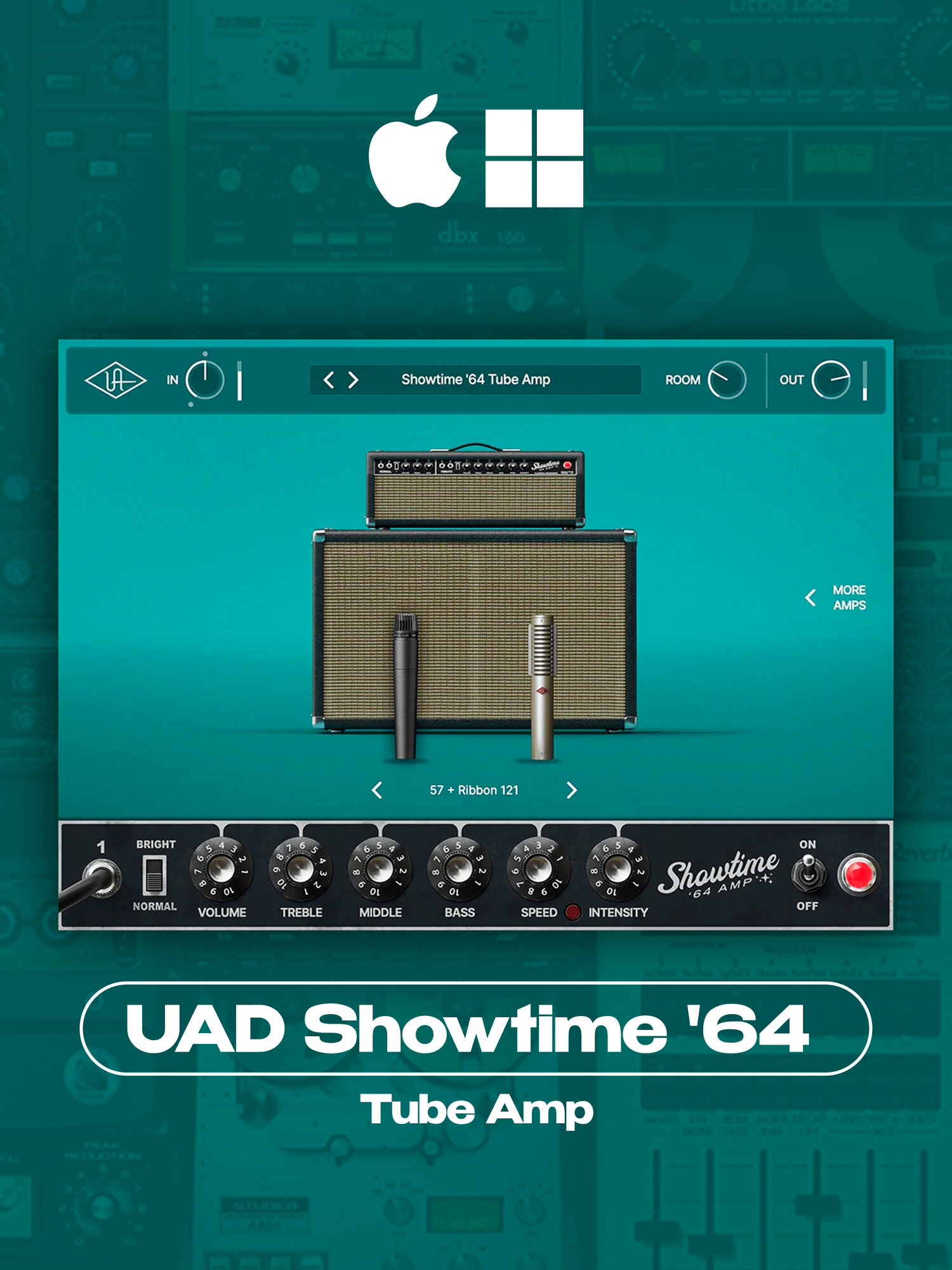 UAD Showtime '64 Tube Amp (Лицензионный ключ) для macOS & Windows