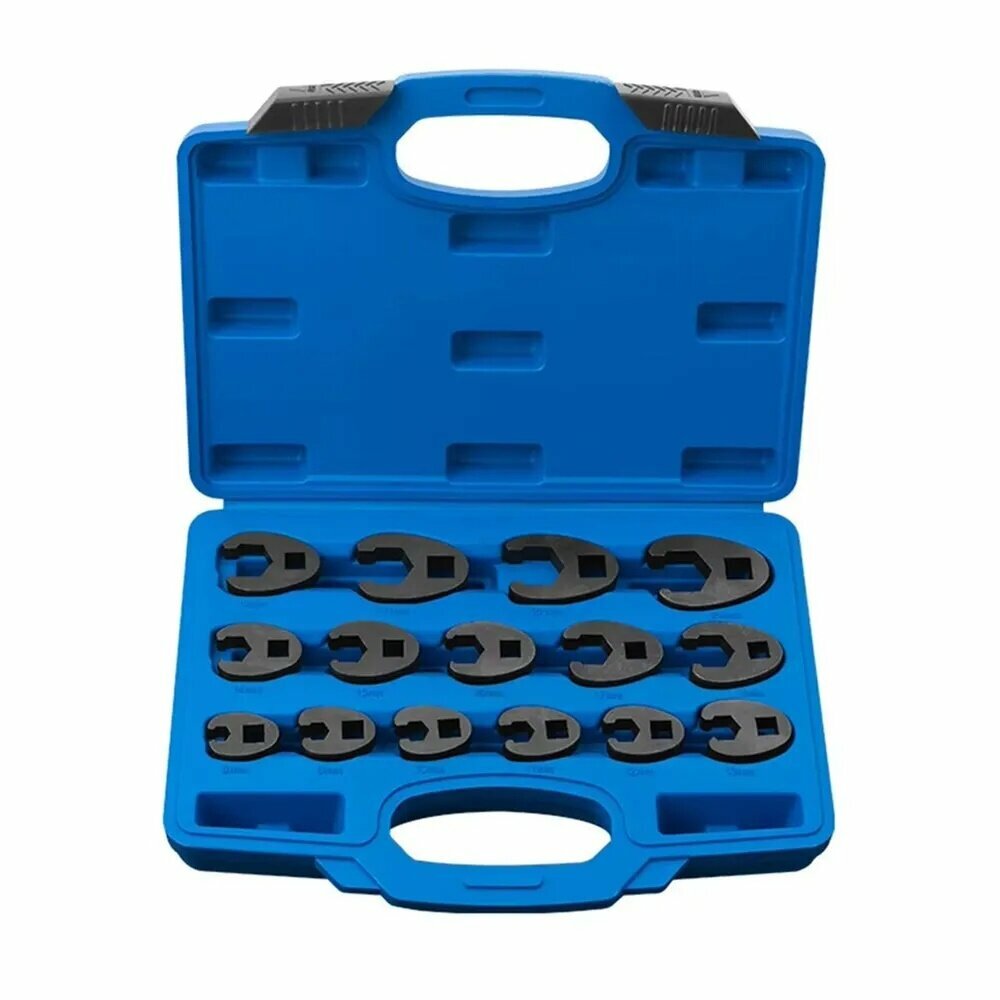 15 Шт. 8-24 Мм Рожковый Гаечный Ключ С Воротком 1/2 3/8 Дюйма