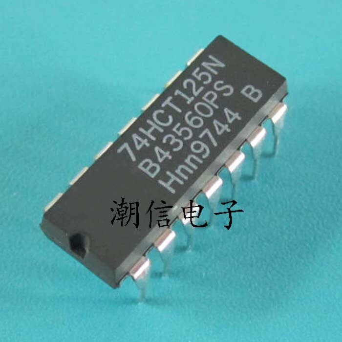 5шт./лот 74HCT125N DIP-14 Интегральная схема