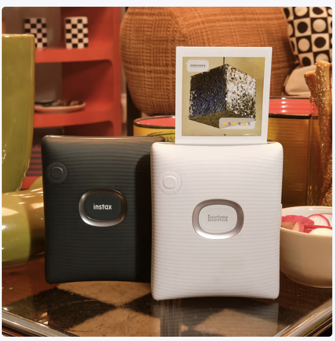 Фотопринтер моментальной печати Fujifilm Instax Square Link, Белый