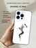 Чехол на Apple iPhone 13 Pro / Айфон 13 Про с принтом "Девушка в душе"