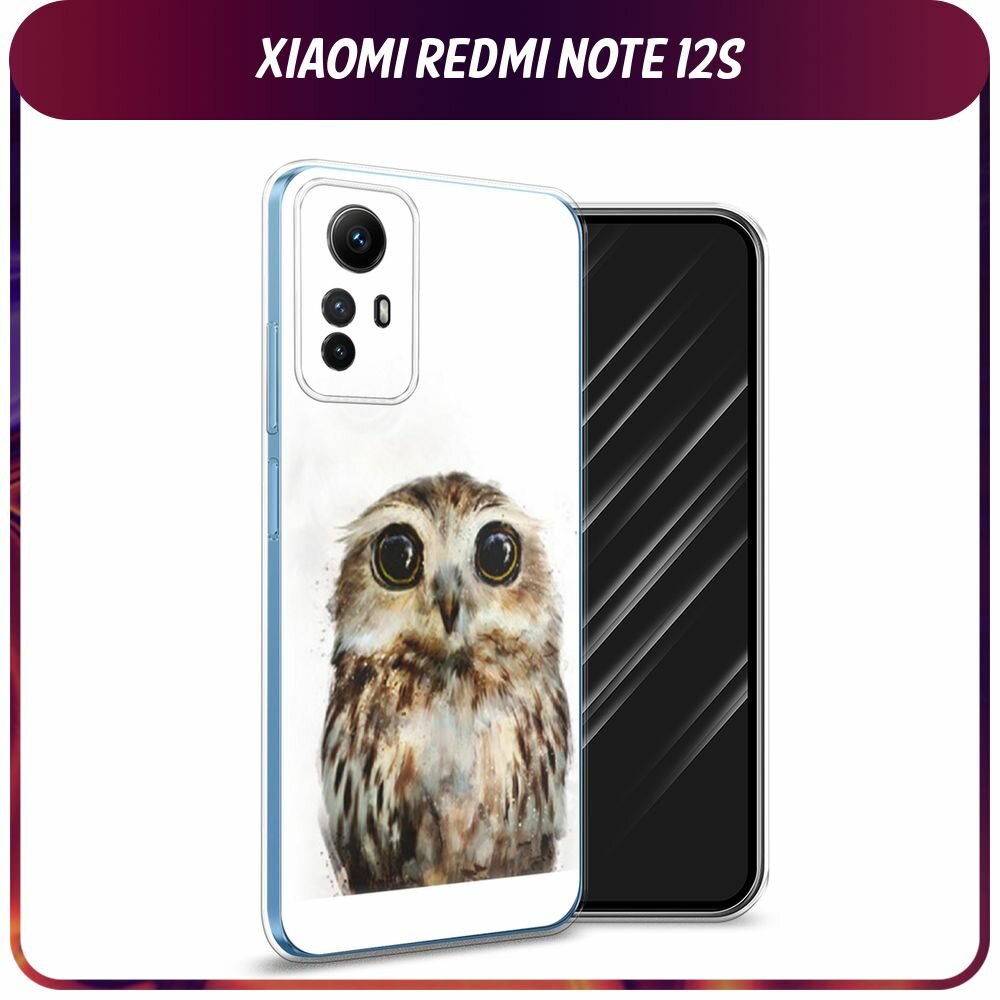 Чехол на Xiaomi Redmi Note 12S / Сяоми Редми Ноут 12S с принтом совенок