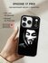 Чехол на Apple iPhone 17 Pro / Айфон 17 Про с принтом "Анонимус"
