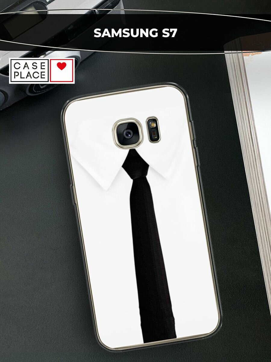 Чехол на Samsung Galaxy S7 / Самсунг Галакси С 7 с принтом "Галстук"
