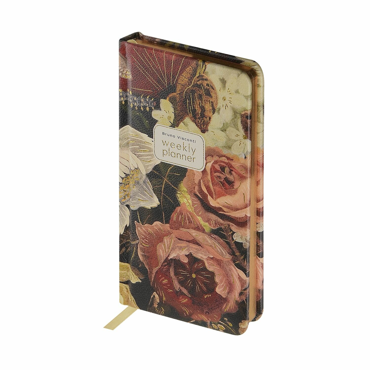 Еженедельник BrunoVisconti "Lush Bouquet" недатированный А6 (87 х 165 мм) 64л
