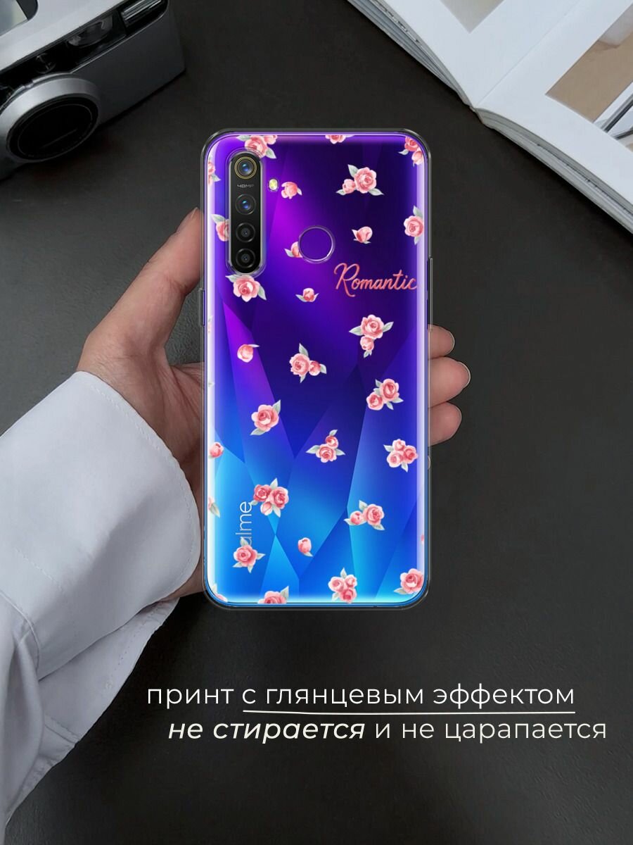 Чехол на Realme 5 Pro / Реалми 5 Про с принтом "Romantic 3" — фото 1