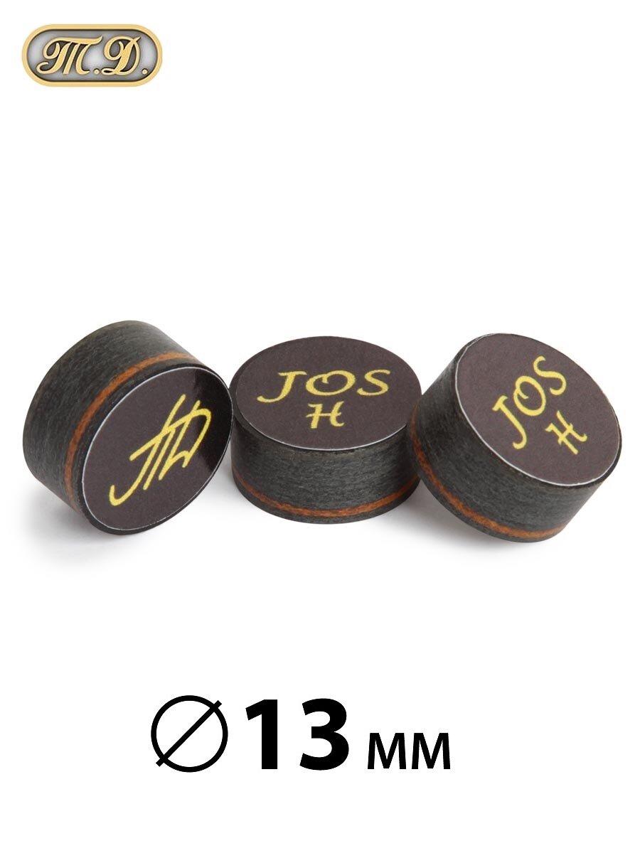 Наклейка для кия Д. Терзяна JOS 13мм Hard, многослойная, 1шт.