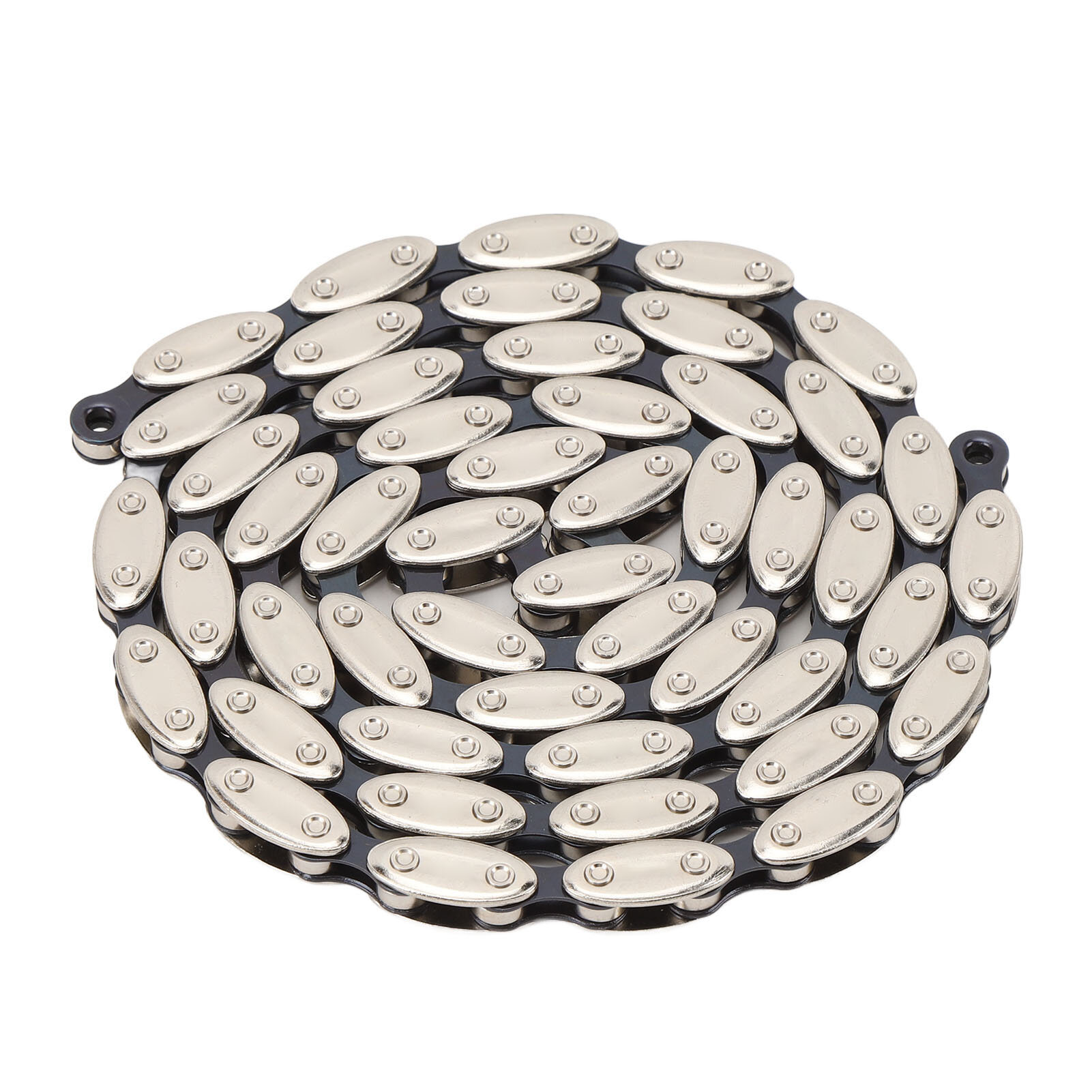 Цепочка с одним скоростным велосипедом марганцевой сталь 100 ссылок в ретро -велосипедные цепи с пряжкой для фиксированной шестерни BMX Bikes