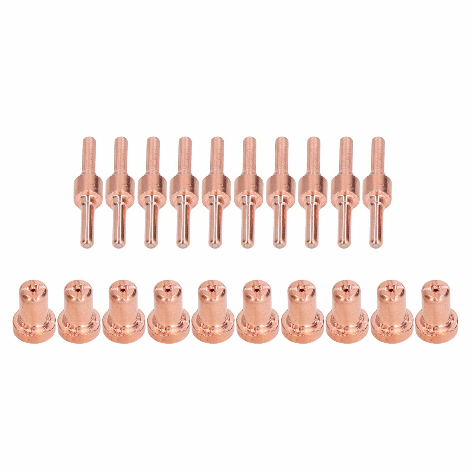 20 шт. аксессуары для плазменной горелки, комплект электродов с медным наконечником для сварочного пистолета PT31 LG40 40A
