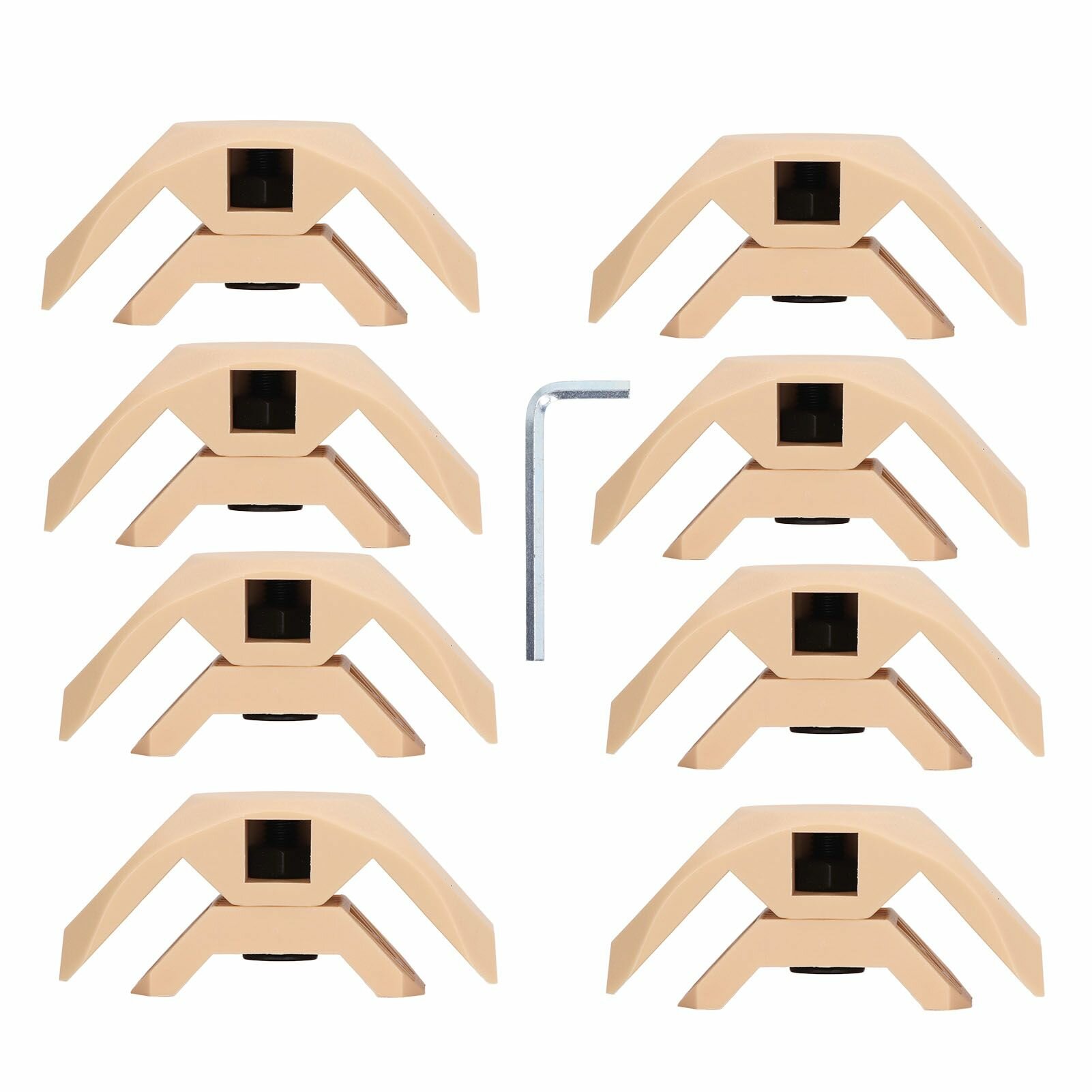 8 шт. угловые соединители для шкафа, пластиковые соединители для изготовления мебели 90 45 градусов для полок, рамок для деревообработки