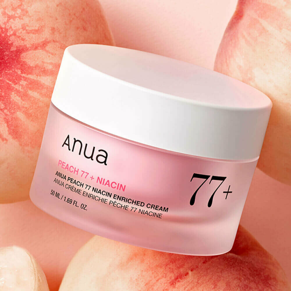 Смягчающий крем для лица с экстрактом персика и ниацинамидом ANUA Peach 77% Niacin Enriched Cream