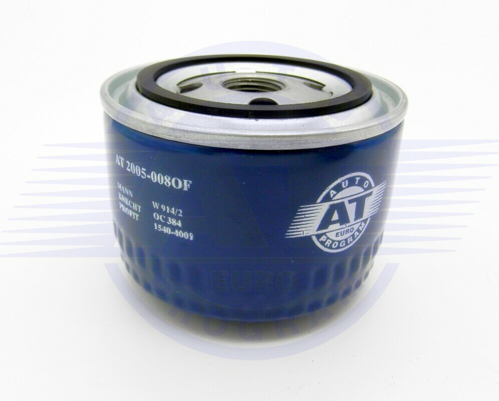 Фильтр масляный KALINA 05-/GRANTA 11-/VESTA 15-/X-RAY 16-/NIVA Auto Technologies Group арт. AT2005008OF