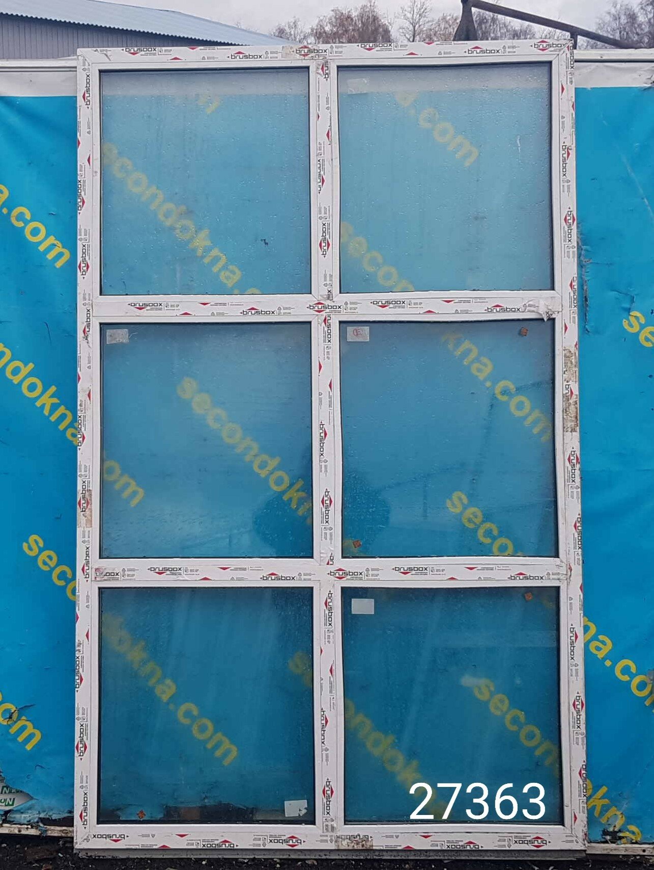 Пластиковое окно новое 2100(в) 1440 об х 1320(ш)