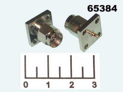 Разъем SMA штекер в панель под 4 винта