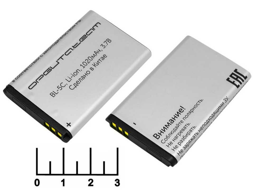 Аккумулятор Nokia 6600/1100/3650 BL-5C 1020mAh