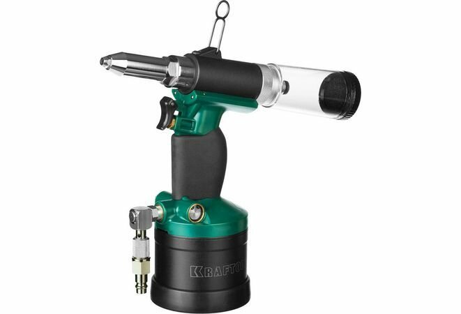 KRAFTOOL ARC-48, 2.4 - 4.8 мм, пневматический заклепочник Vacuum-Lock