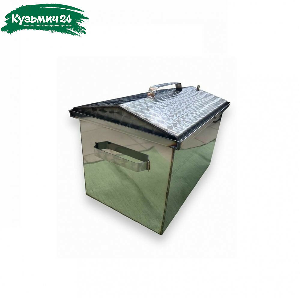 Коптильня Великан домик нержавеющая сталь 550х300х300 мм, 1 шт.