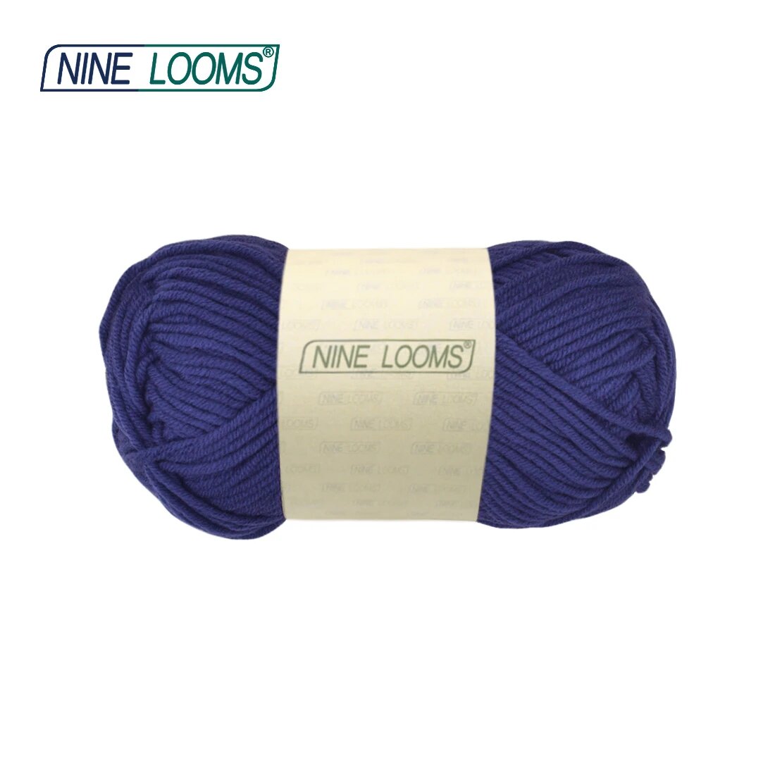 NINE LOOMS пряжа акрил, 50г, цвет 28 Ink Blue