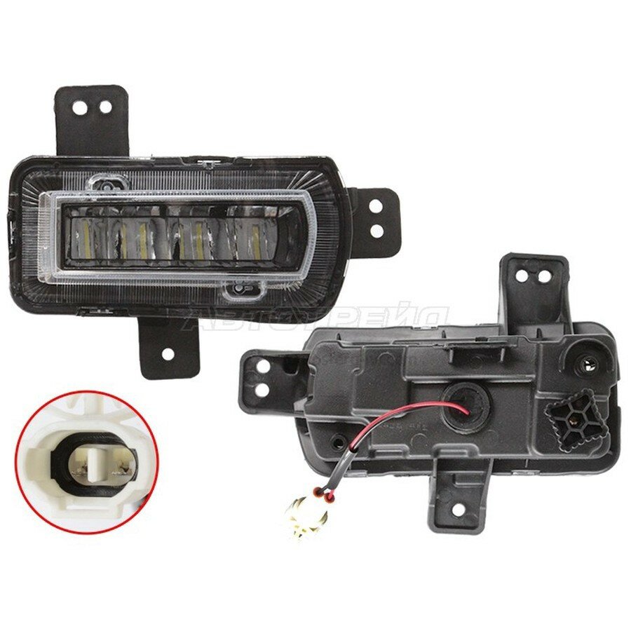 SAT ST20GLCRR Фара противотуманная (Справа) Geely Coolray 18-24 / Belgee X50 23-