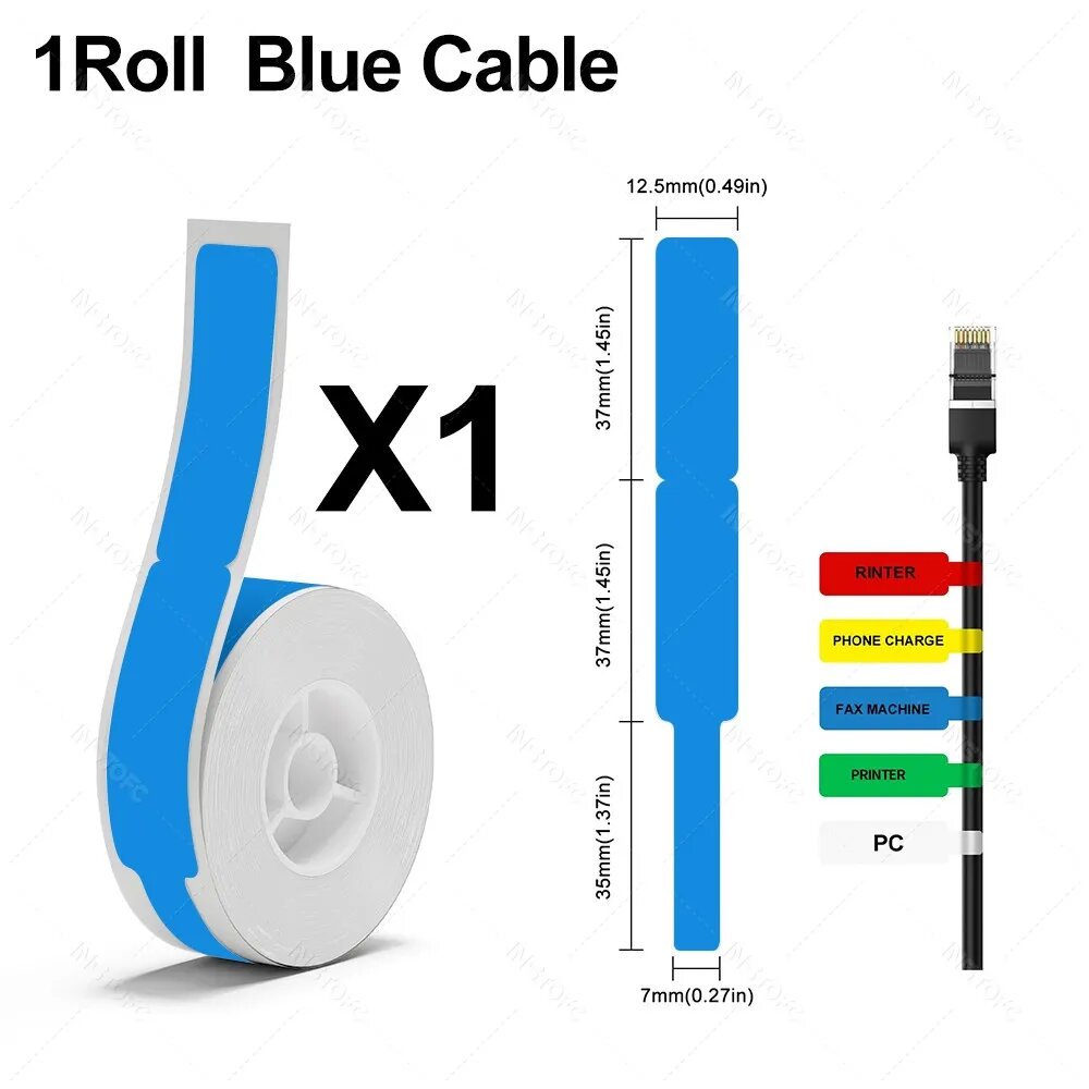 Термоэтикетки Niimbot Blue для D11/D110/D101/H