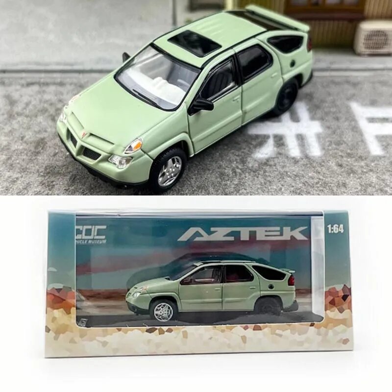 GOC 1/64 PONTIAC AZTEK модель автомобиля из сплава для взрослых подарок хобби и игрушки статические готовые украшения