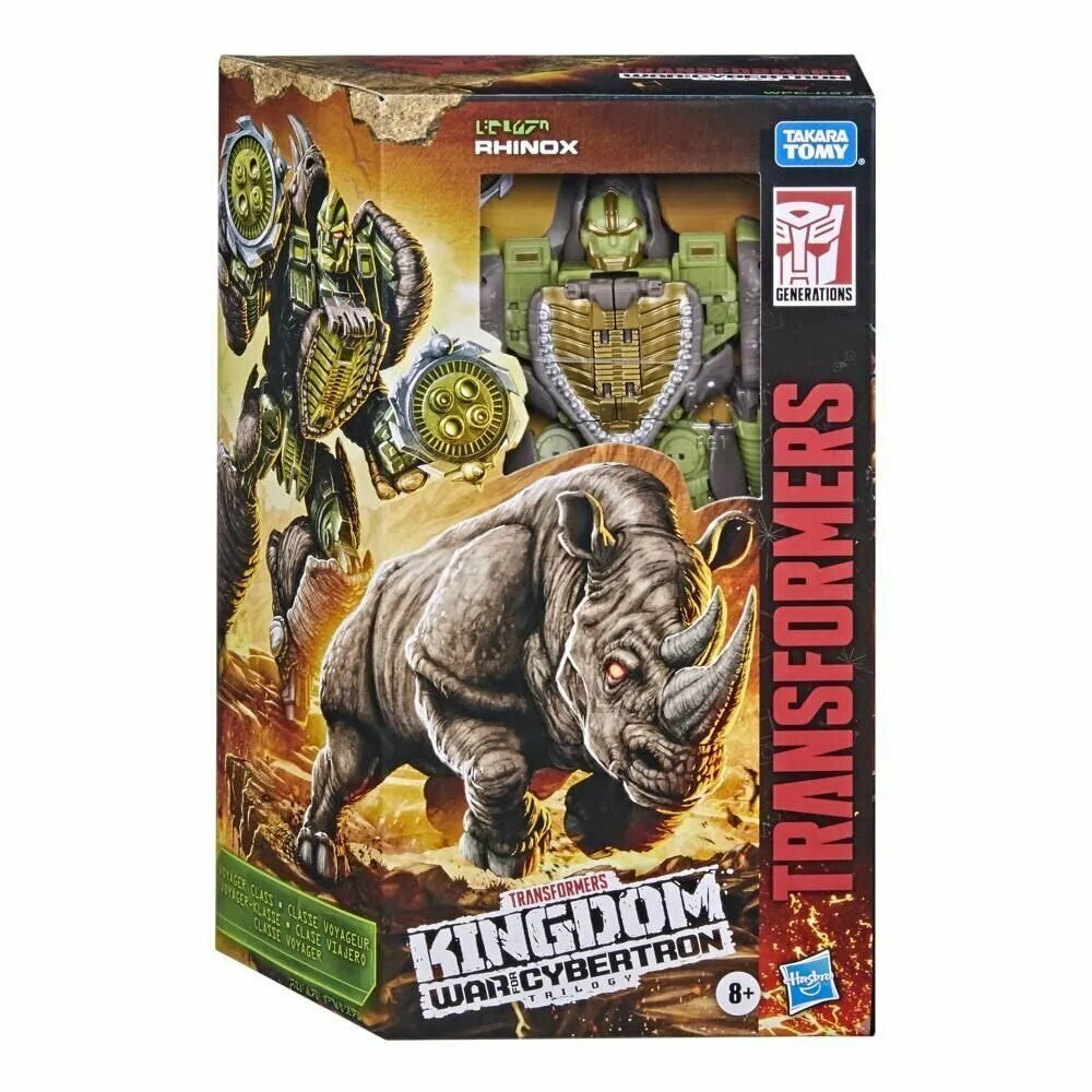 Трансформеры игрушки Hasbro Transformers Kingdom War For Cybertron Trilogy WFC-K27 Rhinox 18cm F0695