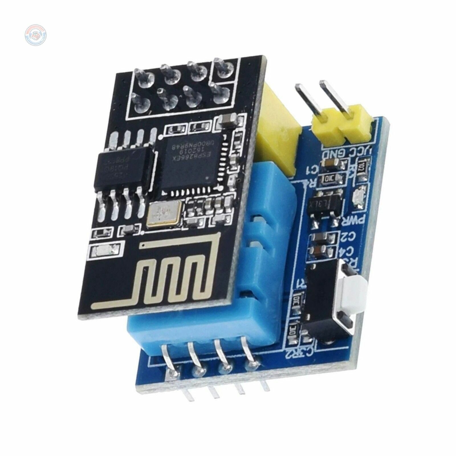 Wi-Fi терморегулятор с датчиком температуры и влажности DHT11 на ESP12F, модуль для умного дома, автоматика теплиц и мониторинга микроклимата, совместим с IoT платформами