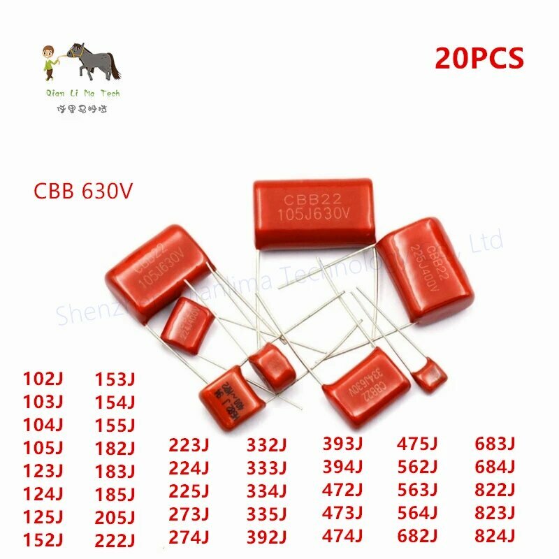 Конденсатор Brolecus CBB22 630V 332J P-10mm