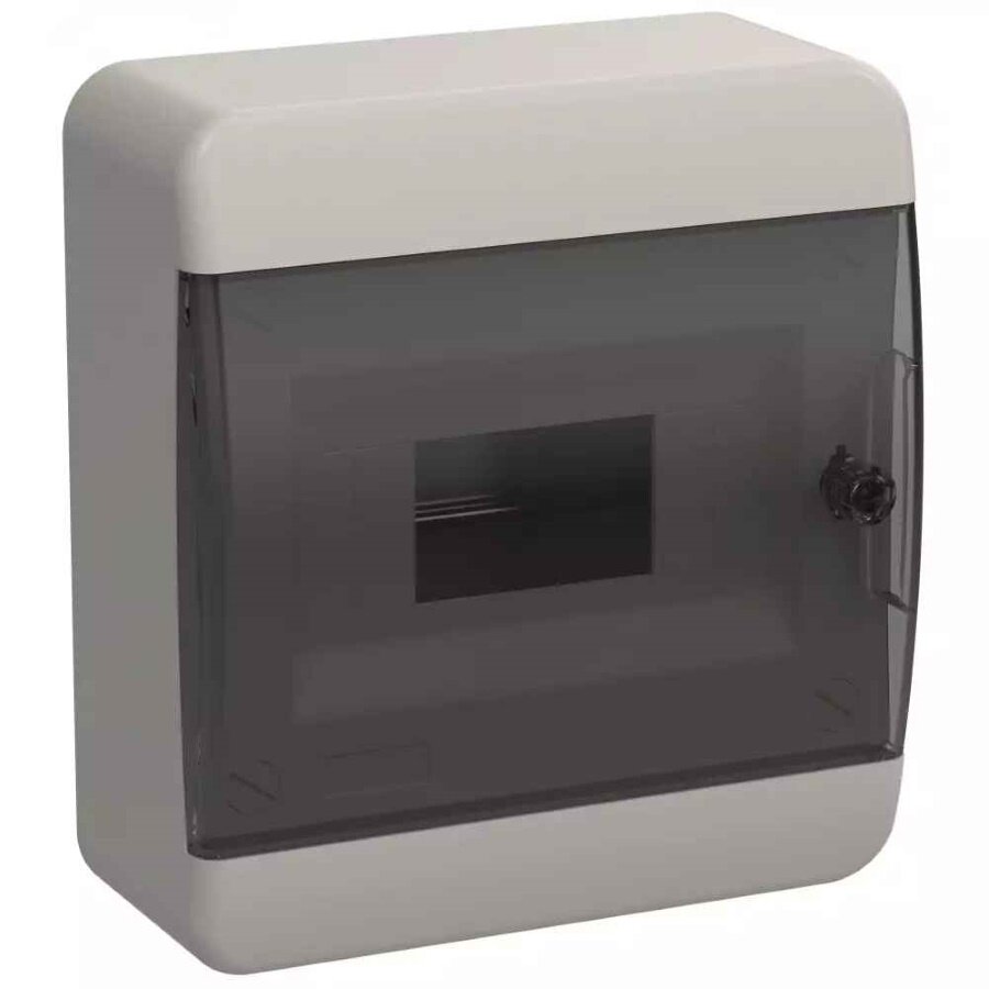 Корпус пластиковый ЩРН-П-8 IP41 черн. прозр. дверь TEKFOR IEK