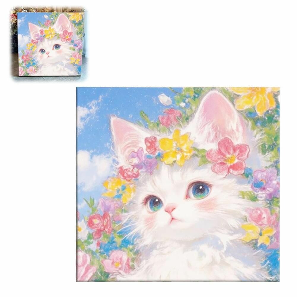 Новая серия мультяшных цифровых картин по номерам для детей, декоративные ручные работы