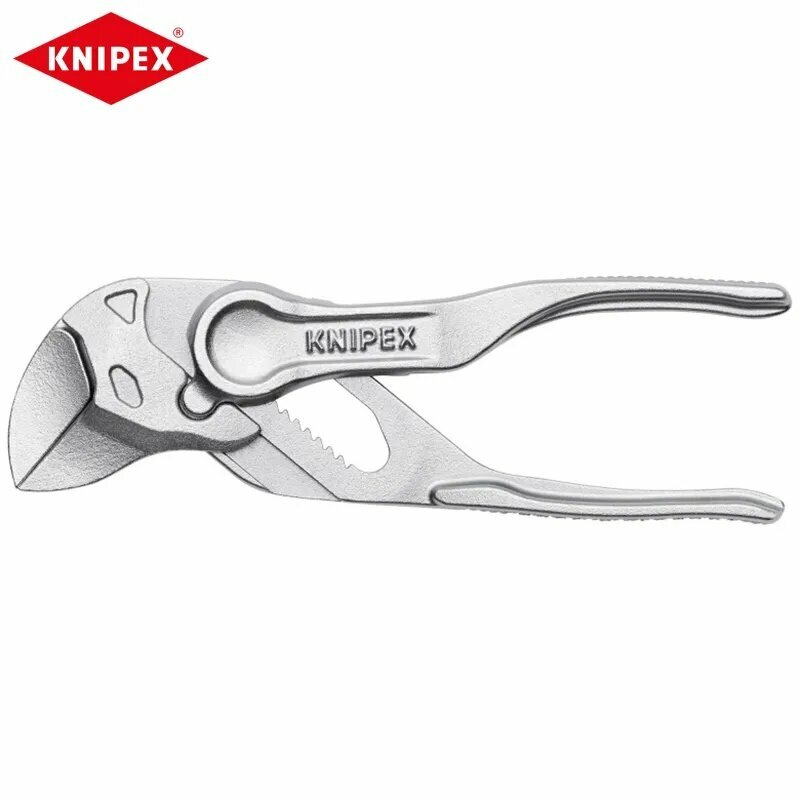 KNIPEX 8604100 Плоскогубцы гаечные XS Высокая прочность захвата Тонкая настройка Два в одном