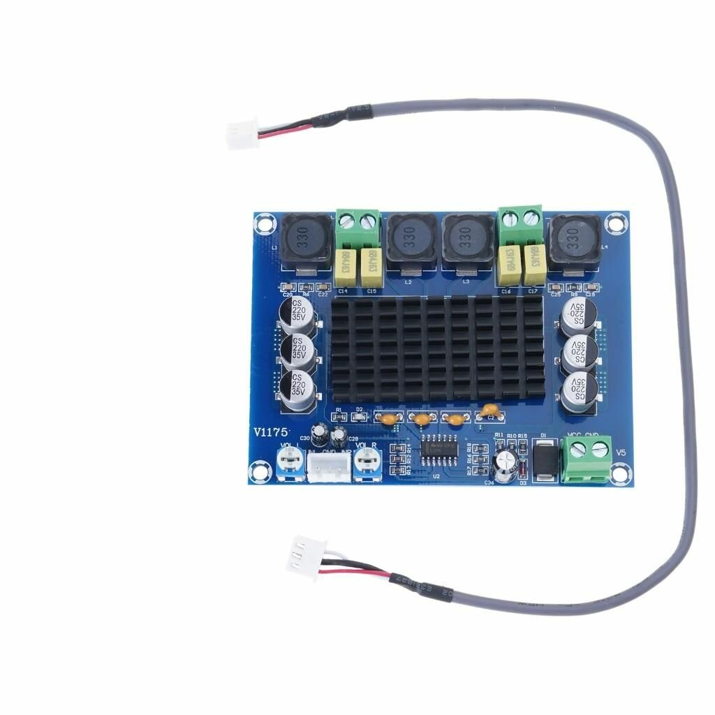 Двухканальный усилитель звука 120Вт+120Вт